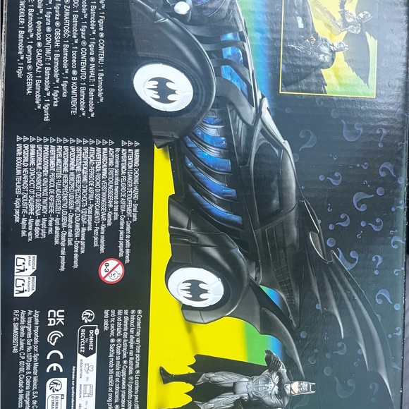 Batman | Toys | Batman Black And Blue Batmobile Playset | Poshmark